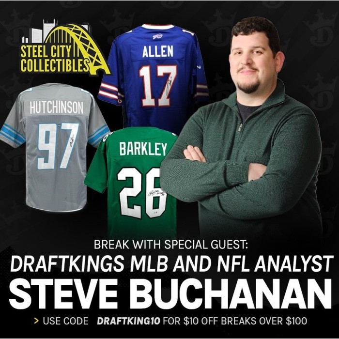 SPECIAL GUEST BREAK - 2023 - 2025 NFL 10 Hobby Box Mixer Pick Your Team ...