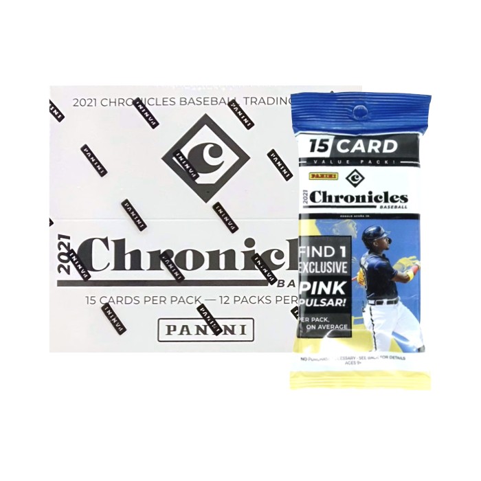 2021 Panini Chronicles Baseball 15-Card Value 12-Pack 12-Box Case (Pink ...