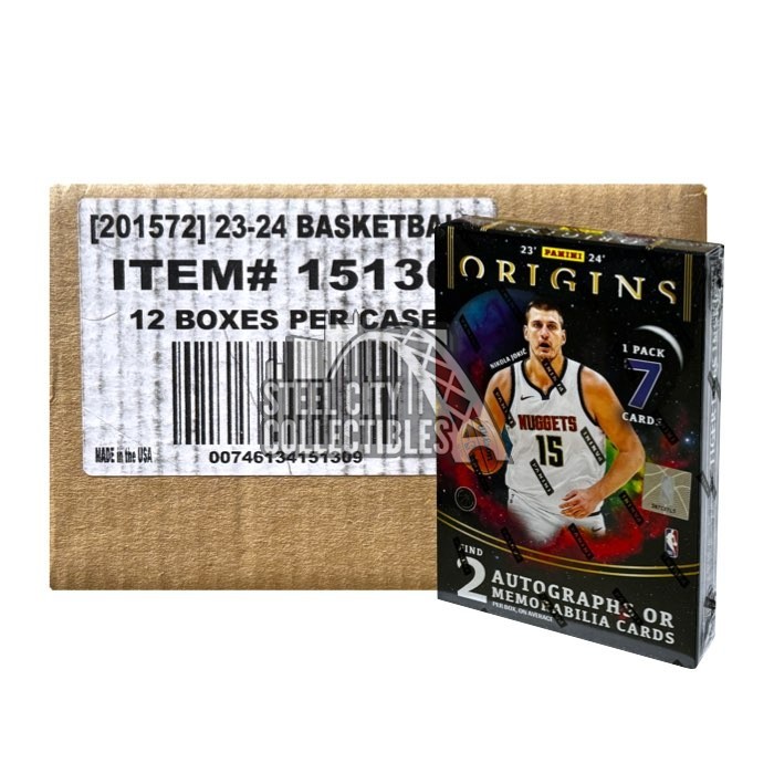 2023-24 Panini Origins Basketball Hobby 12-Box Case | Steel City ...