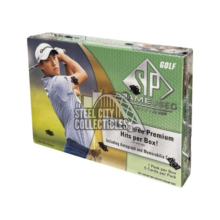 2024 Upper Deck SP Game Used Golf Hobby Box | Steel City Collectibles