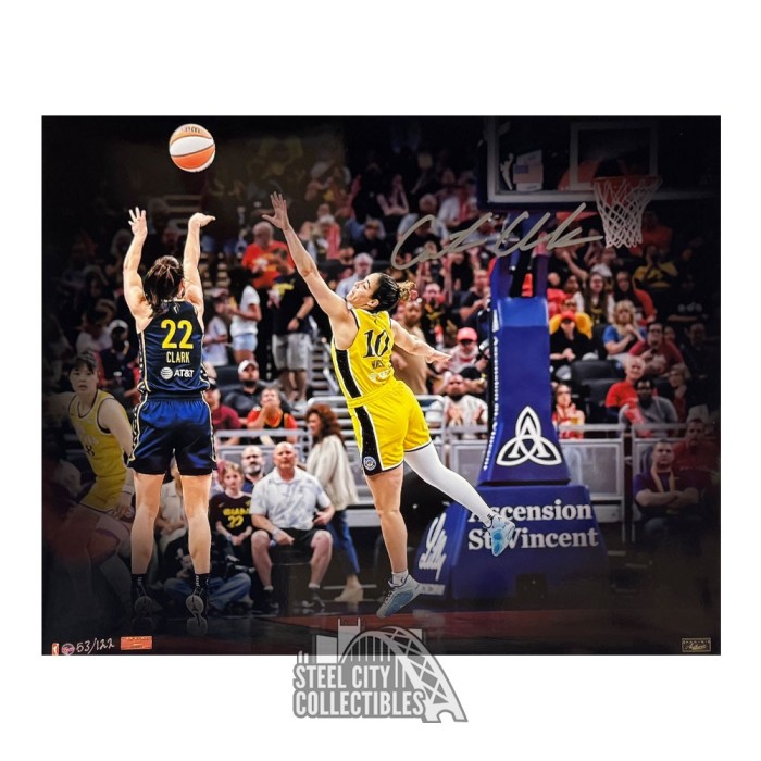 Caitlin Clark Autographed Indiana Fever "Sharpshooter" 16x20 Basketball ...