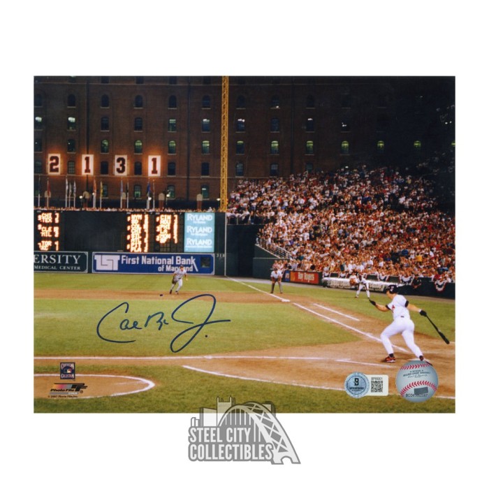 Cal Ripken Jr Autographed Baltimore 8x10 Baseball Photo - BAS (2131 ...
