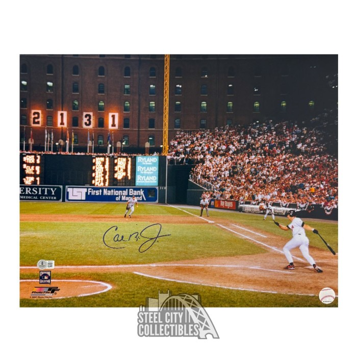 Cal Ripken Jr Autographed Baltimore 16x20 Baseball Photo - BAS (Games ...
