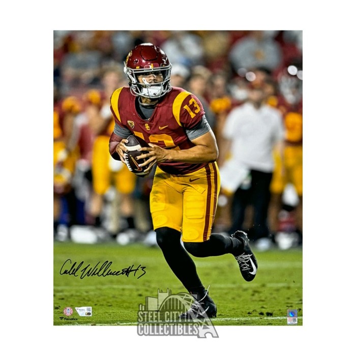 Caleb Williams Autographed USC 16x20 Football Photo - Fanatics | Steel ...