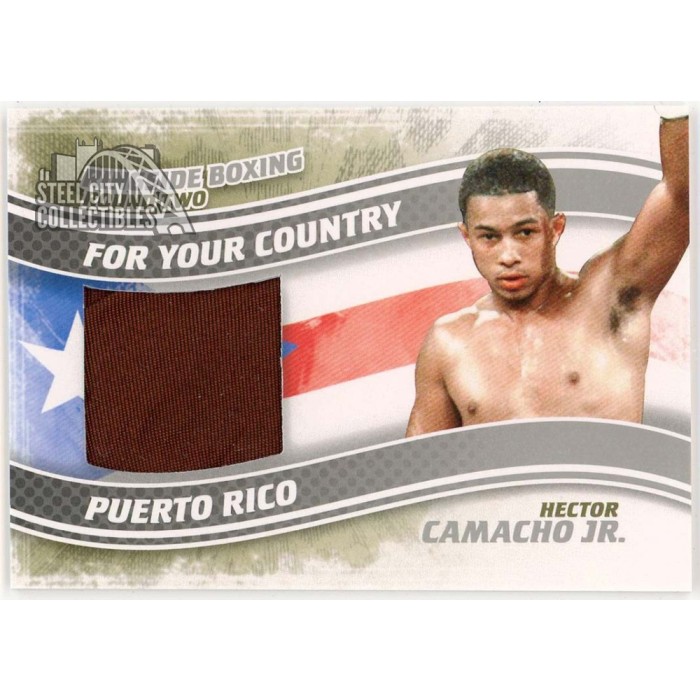 Hector Camacho Jr 2011 ITG Ringside Boxing For Your Country Silver ...
