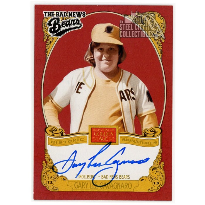 Garry Lee Cavagnaro 2013 Panini Golden Age Historic Signatures ...