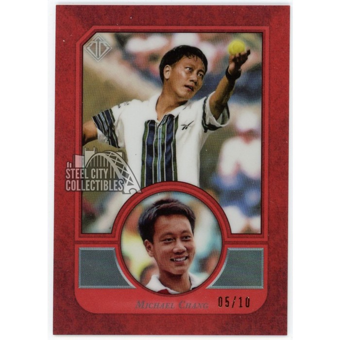 Michael Chang 2020 Topps Transcendent Red Card #34 5/10 | Steel City ...