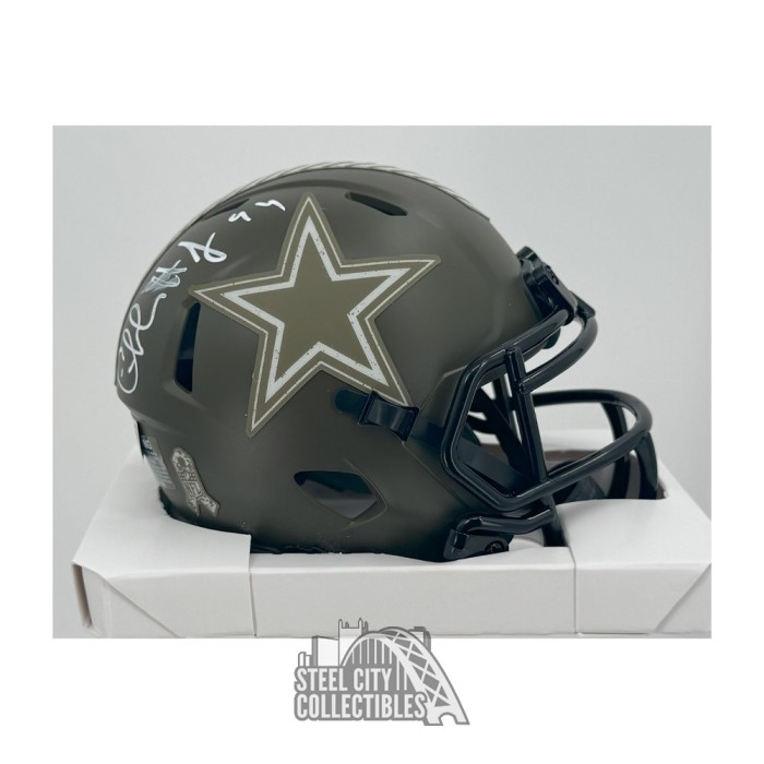 Charles Haley Autographed Dallas Cowboys Salute To Service Mini ...