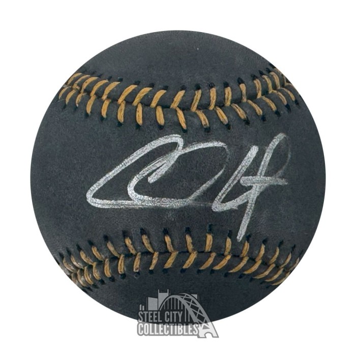 Chase Utley Autographed Black Official MLB Baseball - BAS | Steel City ...
