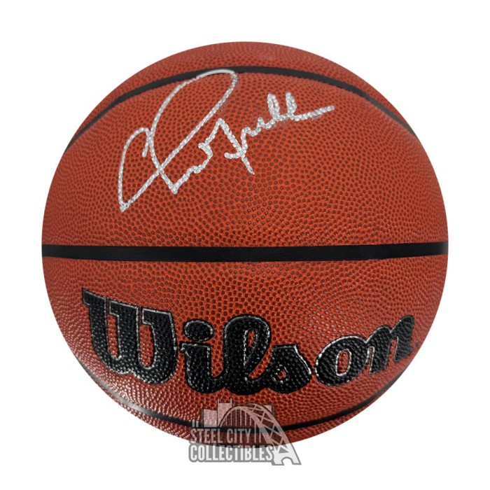 Chris Mullin Autographed Wilson Basketball - BAS | Steel City Collectibles