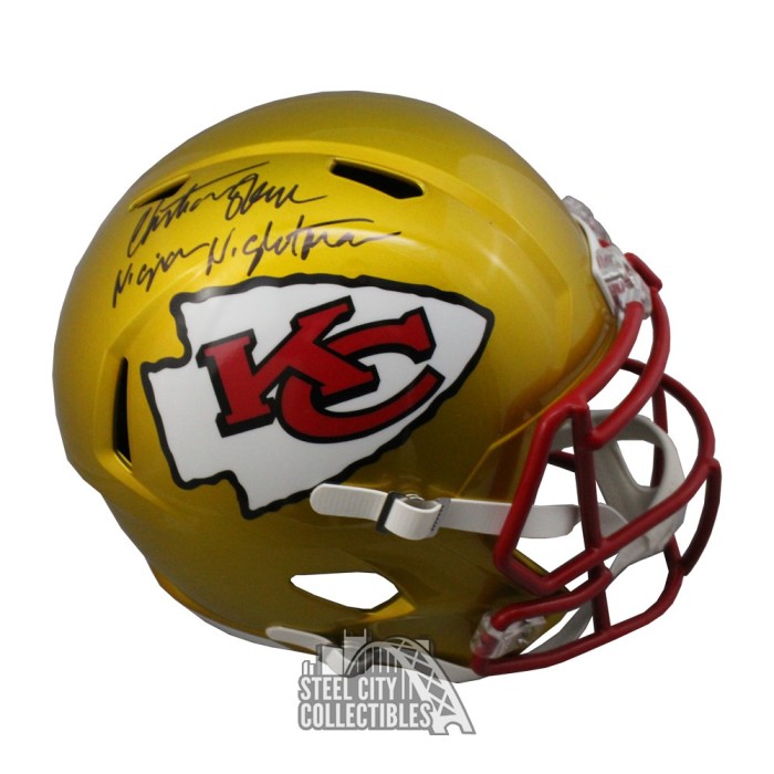 Christian Okoye Autographed Kansas City Flash Nigerian Nightmare Full ...