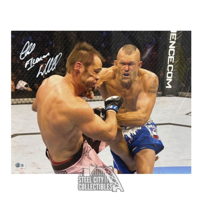 Chuck Liddell INSC Autographed 16x20 Photo - BAS (Fighting) | Steel ...