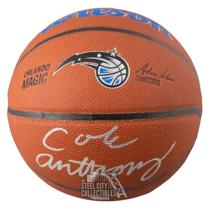 Cole Anthony Autographed Wilson Orlando Basketball - Fanatics | Steel ...