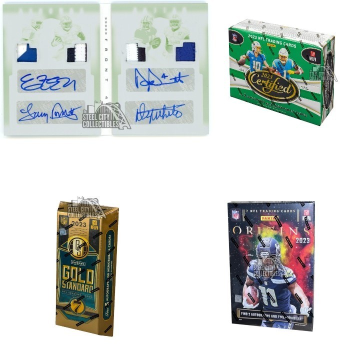 2023 Panini Certified, Origins, & Gold Standard Football Box Random ...