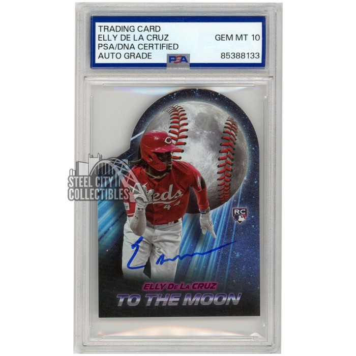 Elly De La Cruz 2024 Topps Big League To The Moon Die-Cut Autograph ...