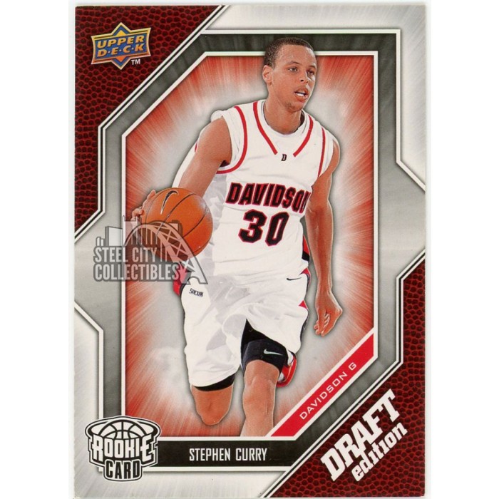 Stephen Curry 2009-10 Upper Deck Draft Edition Rookie Card #34 (Corner ...