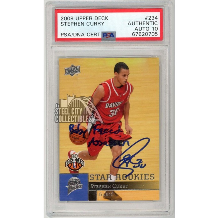 Stephen Curry 2009-10 Upper Deck Autograph "Baby Faced Assassin" Rookie ...
