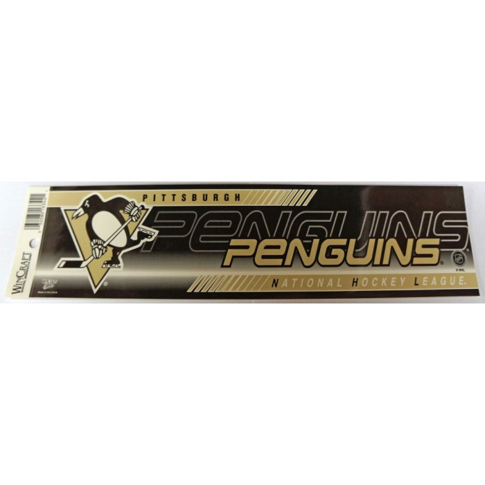 Pittsburgh Penguins NHL Bumper Sticker (13344) | Steel City Collectibles
