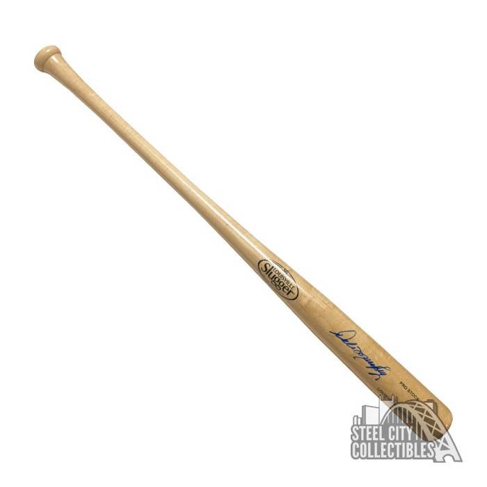 Dale Murphy Autographed Blonde Louisville Slugger Baseball Bat - BAS ...