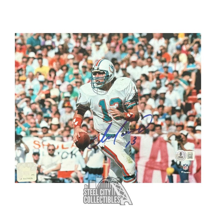 Dan Marino Autographed Miami 8x10 Football Photo - BAS | Steel City ...