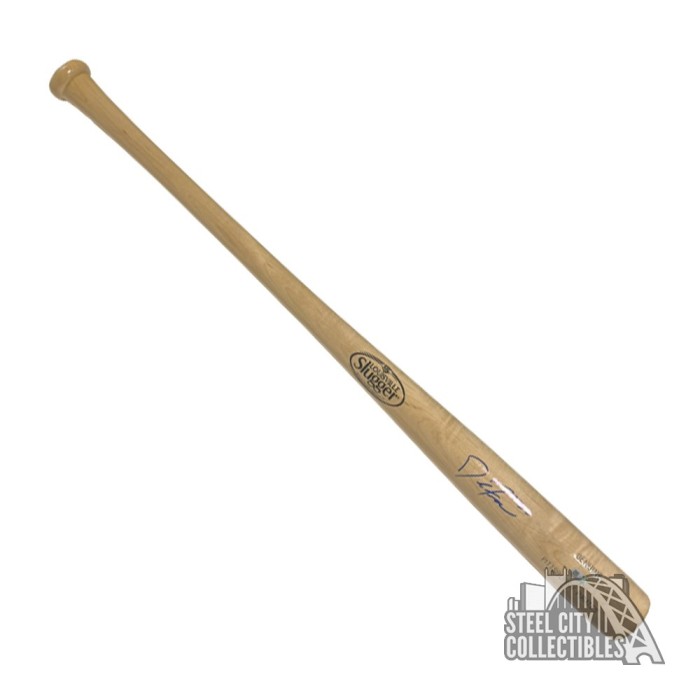 David Freese Autographed Louisville Slugger Blonde Baseball Bat - MLB ...