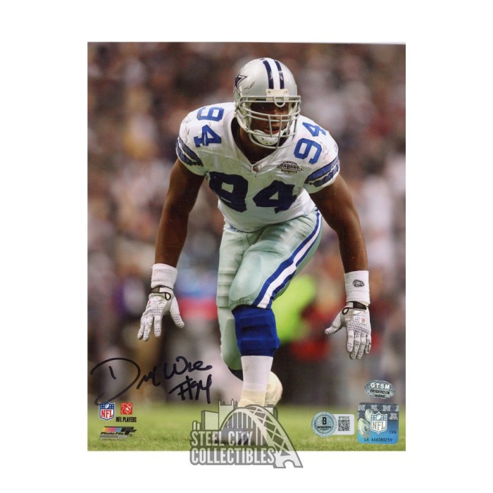 DeMarcus Ware Autographed Dallas 8x10 Football Photo - BAS | Steel City ...