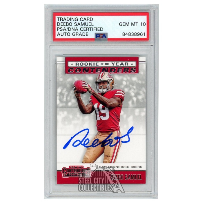 Deebo Samuel 2019 Panini Contenders Rookie of the Year Contenders ...