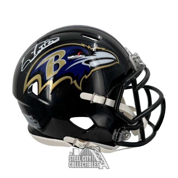 Derrick Henry Autographed Baltimore Speed Mini Football Helmet - BAS ...