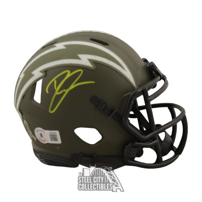 Derwin James Autographed Los Angeles Salute To Service Speed Replica ...