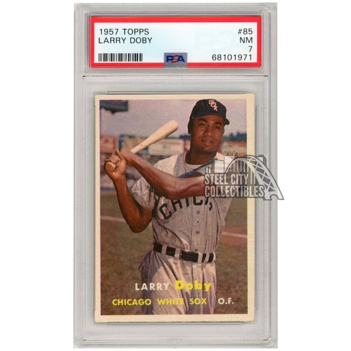 Larry Doby 1957 Topps #85 PSA 7 | Steel City Collectibles
