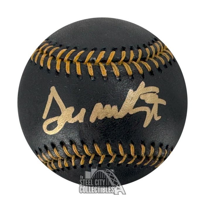 Don Mattingly Autographed Official Black MLB Baseball - BAS | Steel ...
