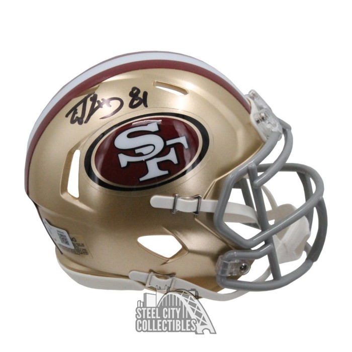 Ed McCaffrey Autographed San Francisco Mini Football Helmet - BAS ...
