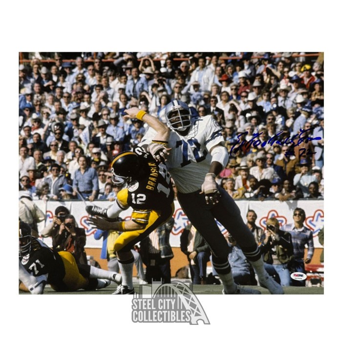 Ed Too Tall Jones Autographed Dallas 16x20 Football Photo - PSA/DNA ...