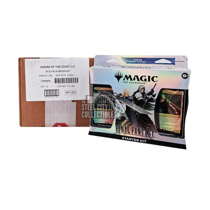Magic the Gathering Final Fantasy Starter Deck 12-Box Case | Steel City Collectibles