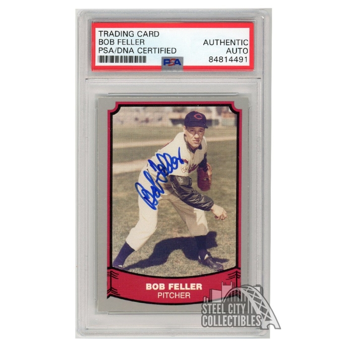 Bob Feller 1989 Pacific Legends Autograph Card #101 PSA/DNA | Steel ...