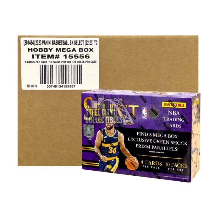2022-23 Panini Select Basketball Mega 20-Box Case - Fanatics | Steel ...
