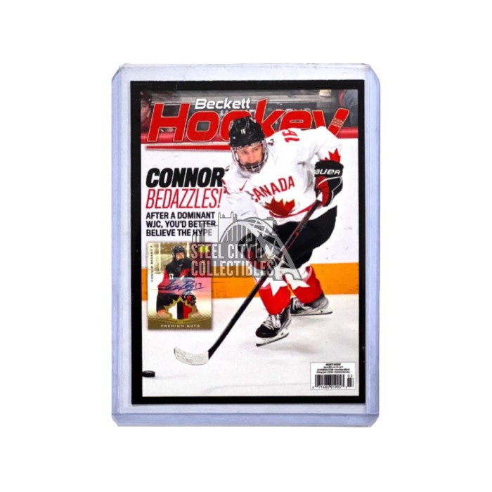 Connor Bedard 2023 NSCC Exclusive Beckett Cover Card | Steel City ...