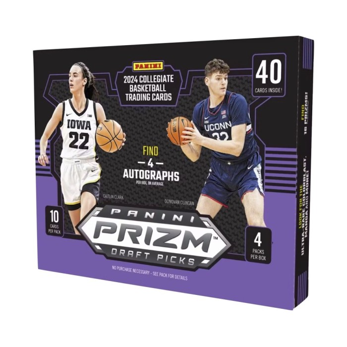 2024 25 Panini Prizm Draft Picks Collegiate Basketball Hobby Box Steel City Collectibles