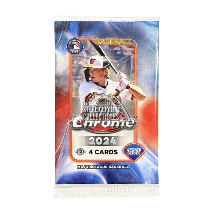 2024 Topps Chrome Update Series Baseball Hobby Pack | Steel City ...