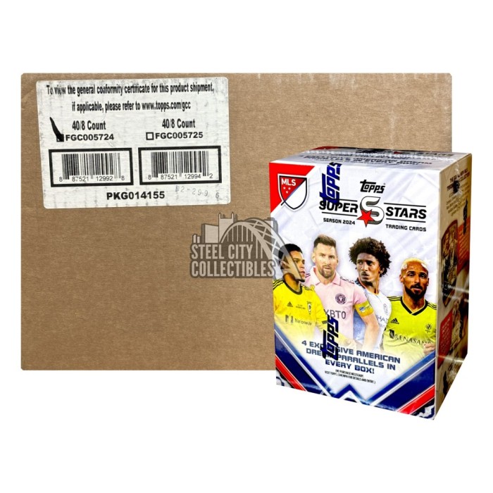 2024 Topps MLS Superstars Soccer Blaster 40-Box Case | Steel City ...