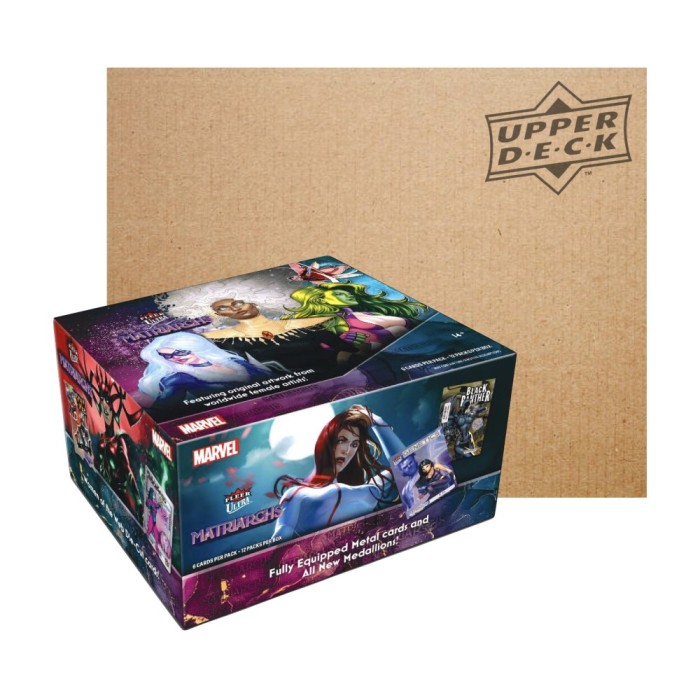 2024 Upper Deck Fleer Ultra Matriarchs of Marvel Hobby 12-Box Case ...