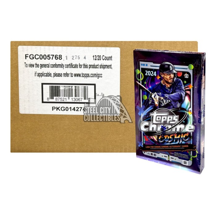 2024 Topps Cosmic Chrome Baseball Hobby 12-Box Case | Steel City ...