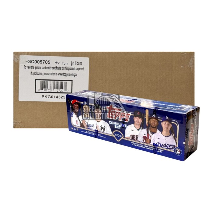 2024 Topps Baseball Factory Set 8-Set Case (Retail Version) | Steel ...