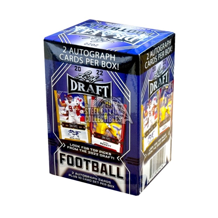 2022 Leaf Draft Football Blaster Box (Set) | Steel City Collectibles