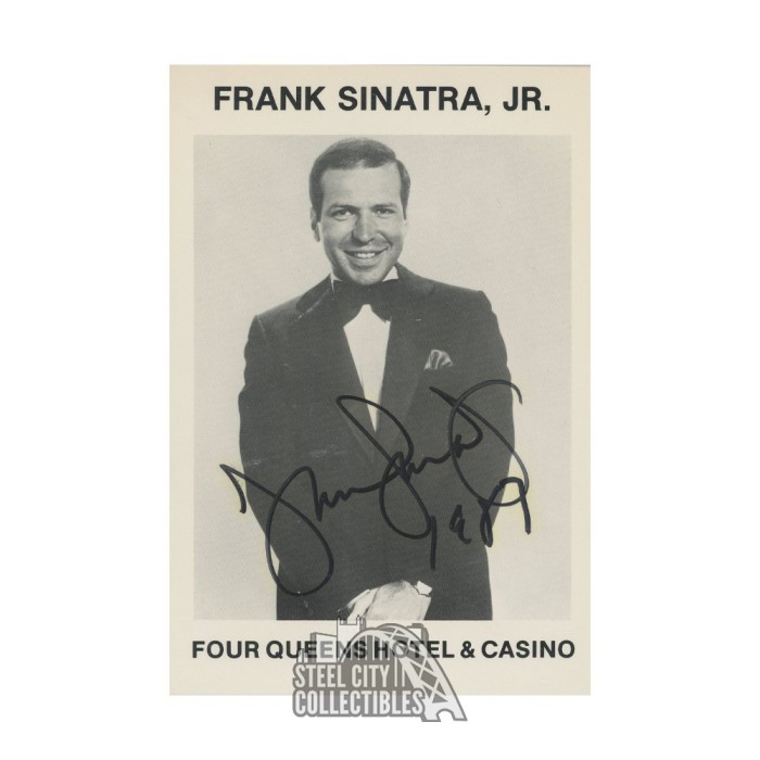 Frank Sinatra Jr Autographed 4x6 Postcard - BAS | Steel City Collectibles