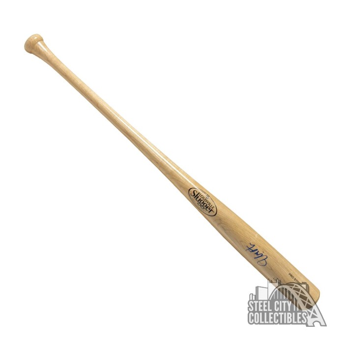 Fred McGriff Autographed Blonde Louisville Slugger Baseball Bat - BAS ...