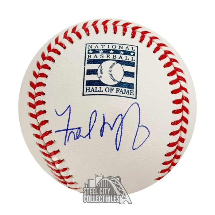 Fred McGriff Autographed Official Hall Of Fame MLB Baseball - BAS ...