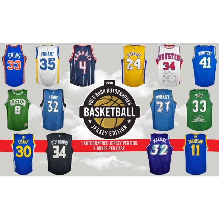 2018 Gold Rush Autographed Basketball Jersey Edition Box | Steel City ...