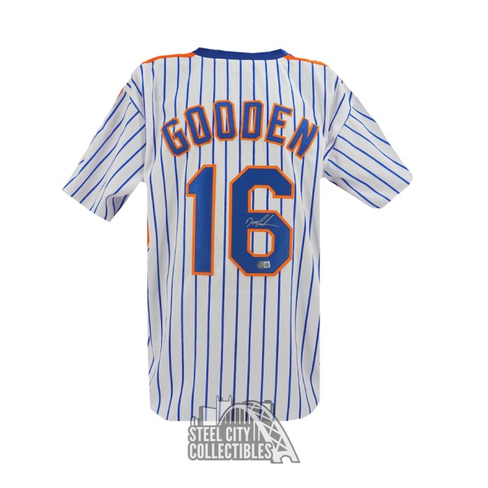 Dwight Gooden Autographed New York Custom White Baseball Jersey - BAS ...
