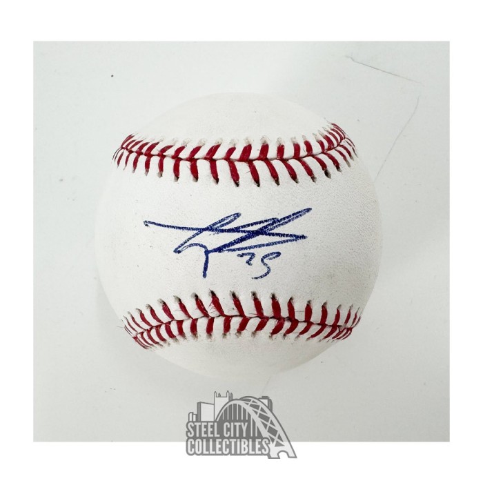 Gregory Polanco Autographed Official MLB Baseball - ONYX (Slight Scuff ...
